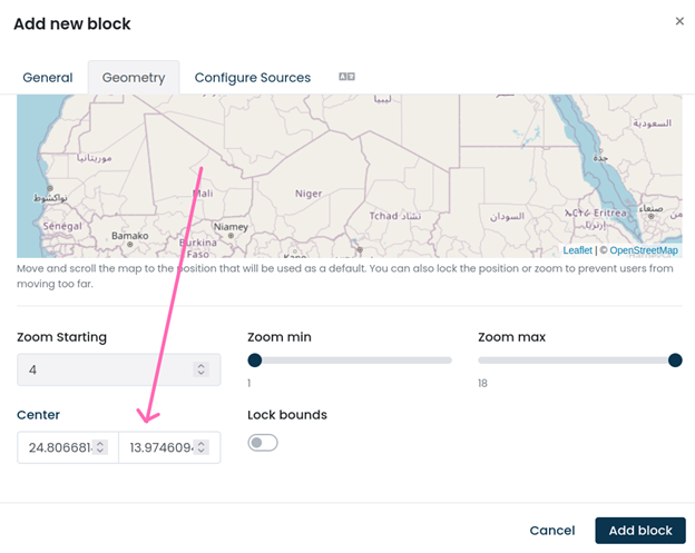Geometry Tab Center input values arrows not adjusting the values ...
