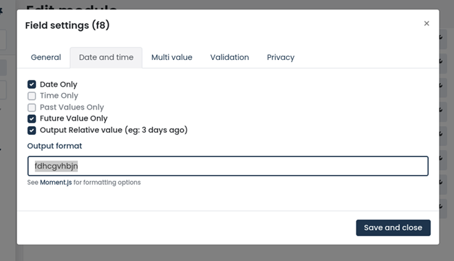 Hide Output Format When Output Relative Value Is Selected · Issue 1009 · Cortezaprojectcorteza