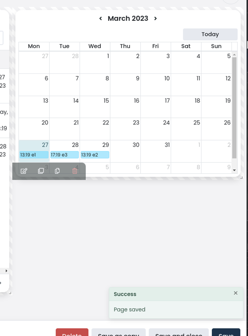 After the first event source is added to calendar, any additional sources are not reflected ...
