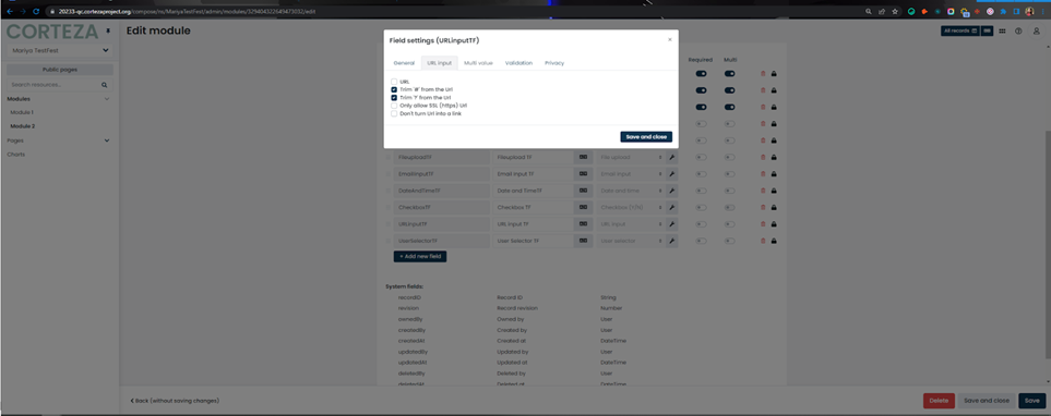 Fix hash and query URL trim on field · Issue #1062 · cortezaproject/corteza · GitHub