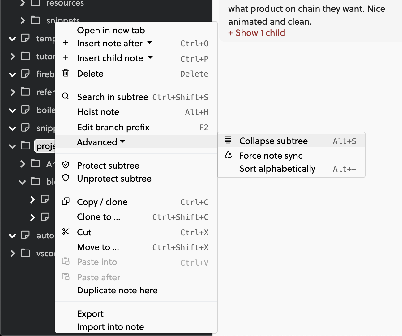 Feature Request Add Expand Subtree To Complement Collapse Subtree · Issue 993 · Zadam 