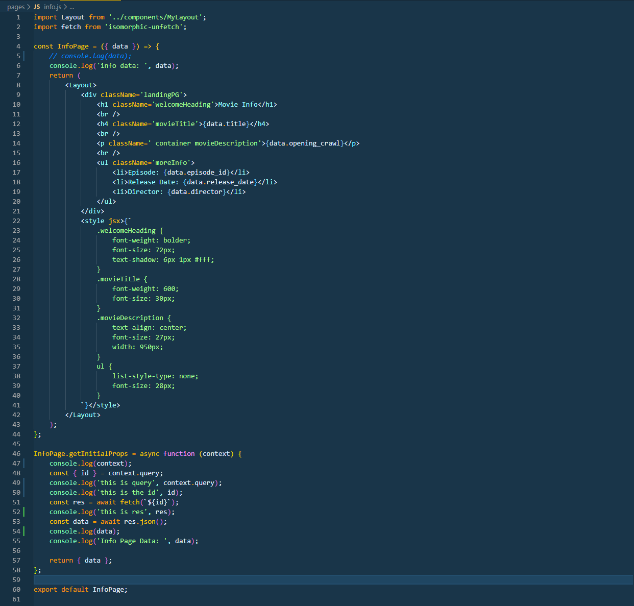 Learning SWAPI API · vercel next.js · Discussion #13358 · GitHub