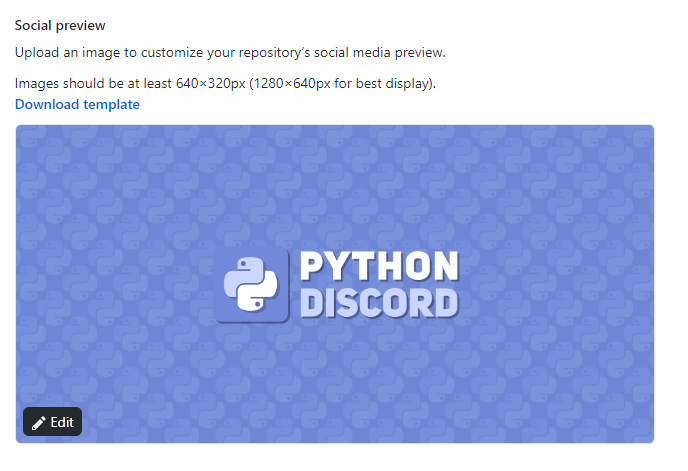 Repository Social Media Previews · Issue #16 · python-discord/branding ...