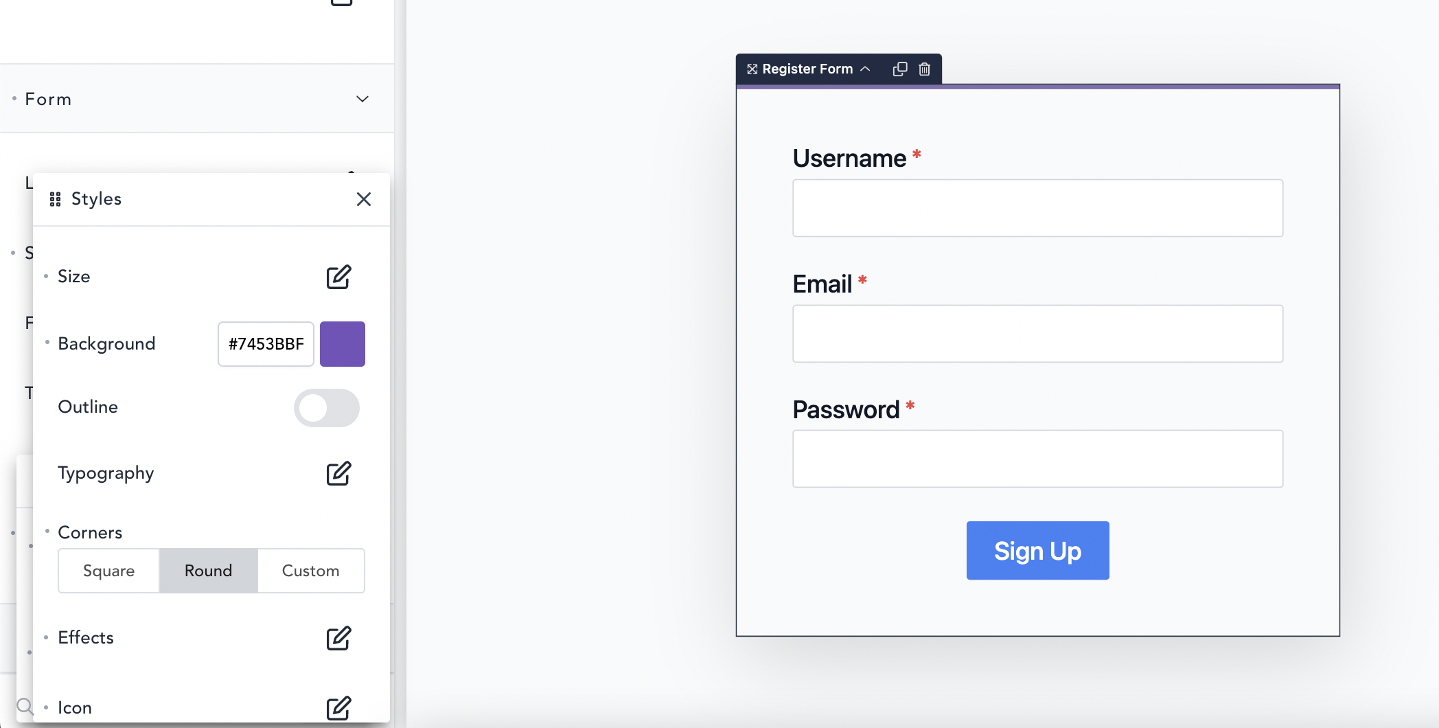 Register Form Button Styling not working · Issue #140 · soflyy/breakdance-bugs · GitHub