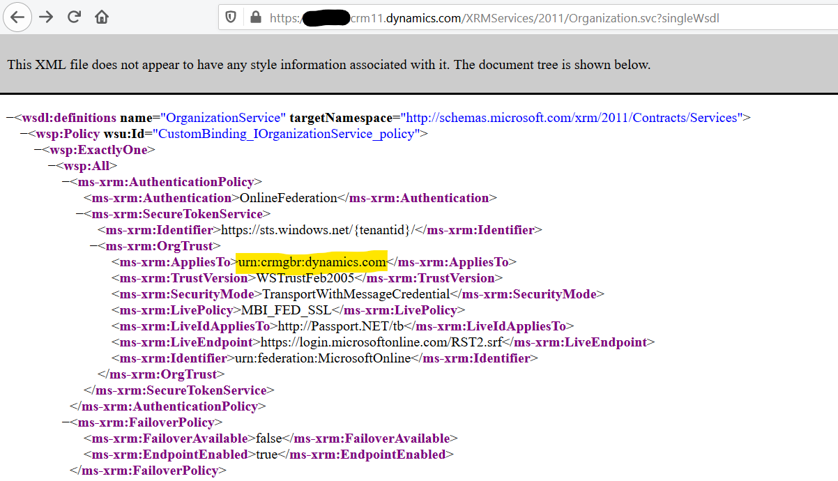 Cannot Resolve Crm Region Check Crm Server Url · Issue 99 · Alexacrmphp Crm Toolkit · Github