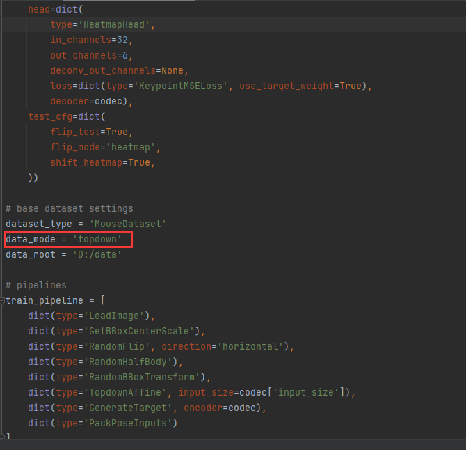 [Bug] run train.py TypeError · Issue #2446 · open-mmlab/mmpose · GitHub