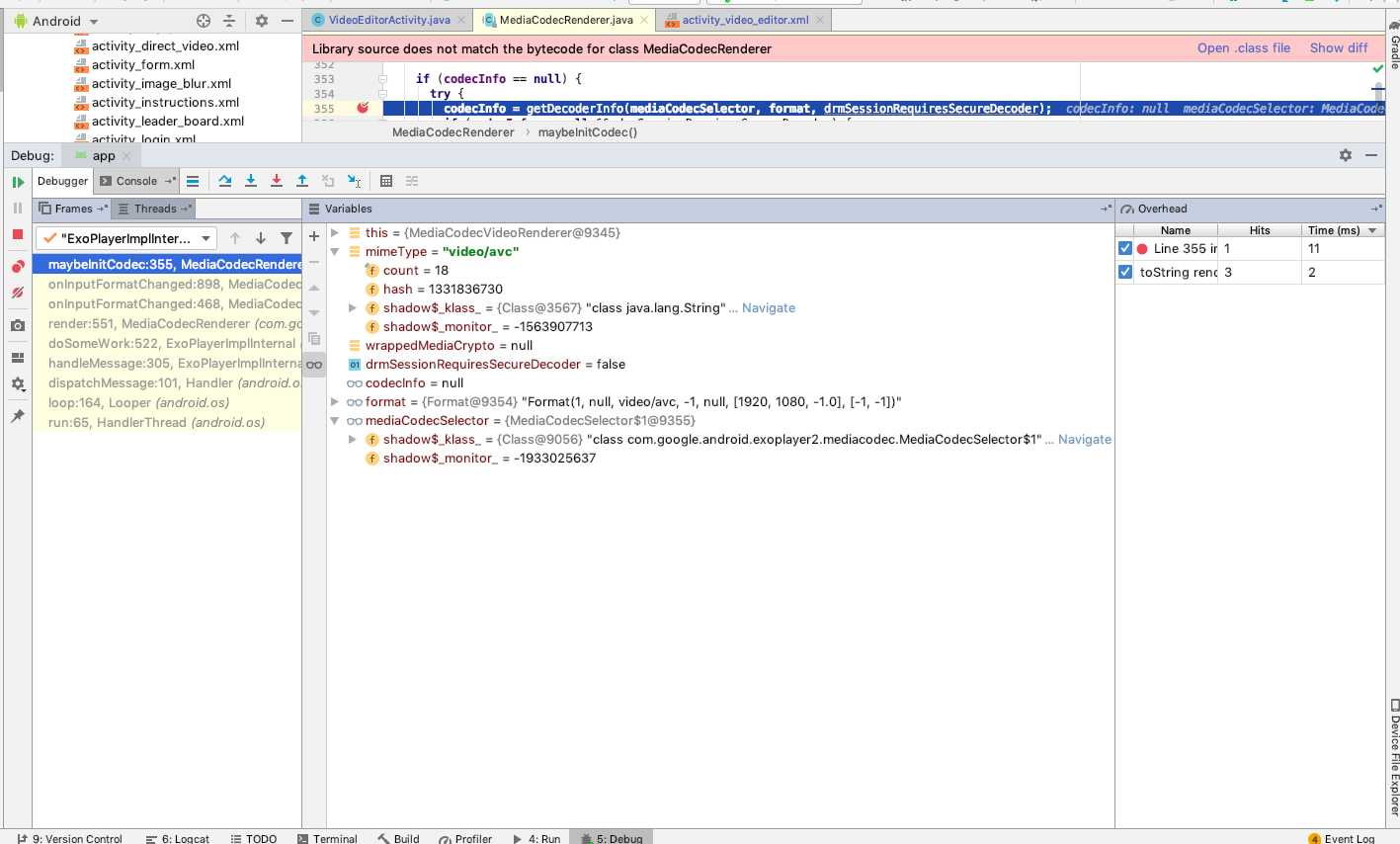 I am trying to play a video captured by device camera in samsung galaxy J6 using exoplayer . But ...