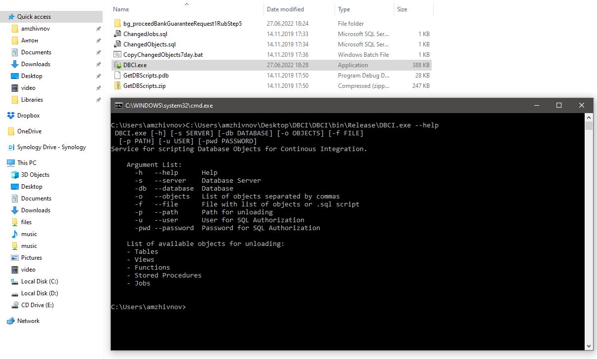 GitHub - zhvant/DBCI