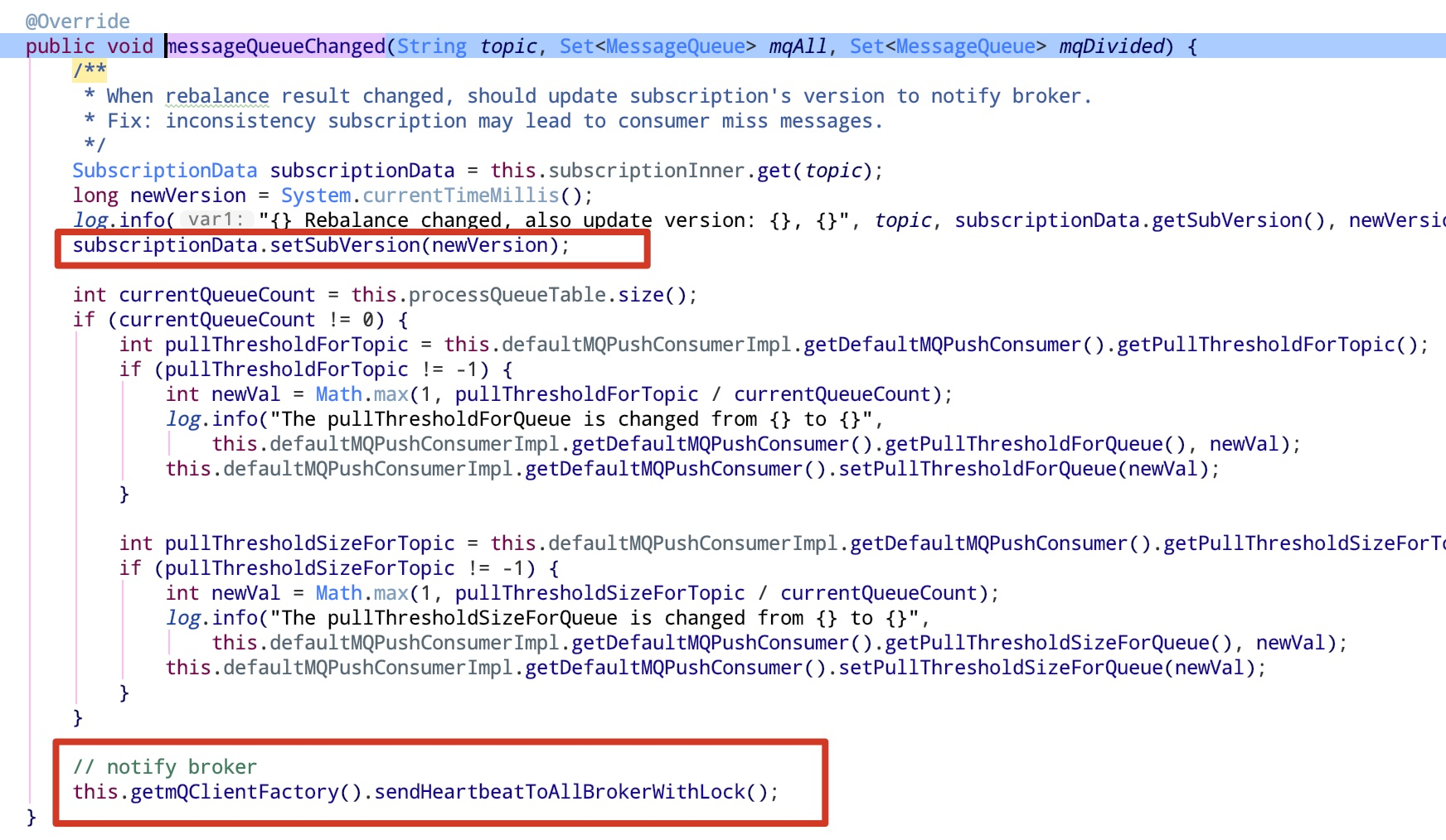 sendHeartbeatToAllBroker may execute before pull request after rebalance · Issue #2738 · apache ...