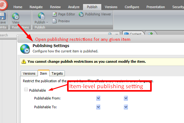 Items Have No Publishable Version Report Doesnt Check The Item Is Publishable Or Not · Issue