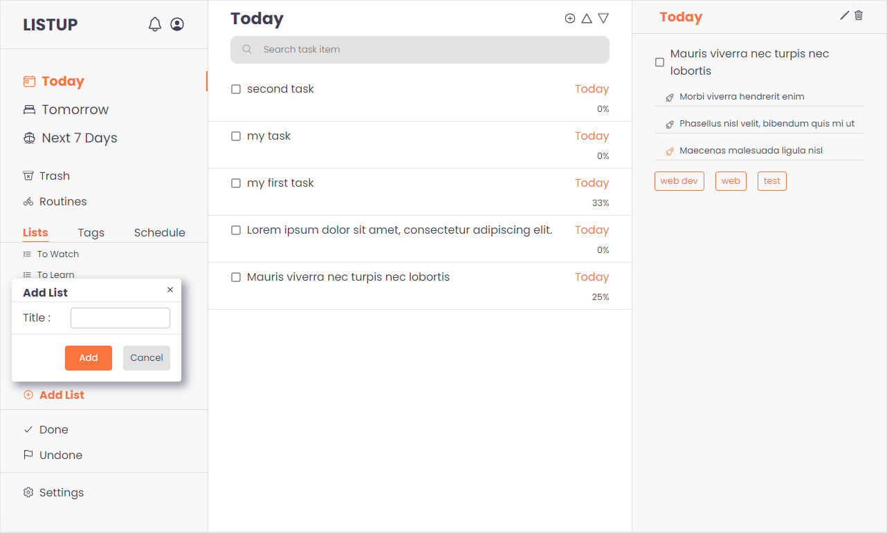 GitHub - msimsir/listup-frontend: LISTUP is task management project built in React.js. It is ...