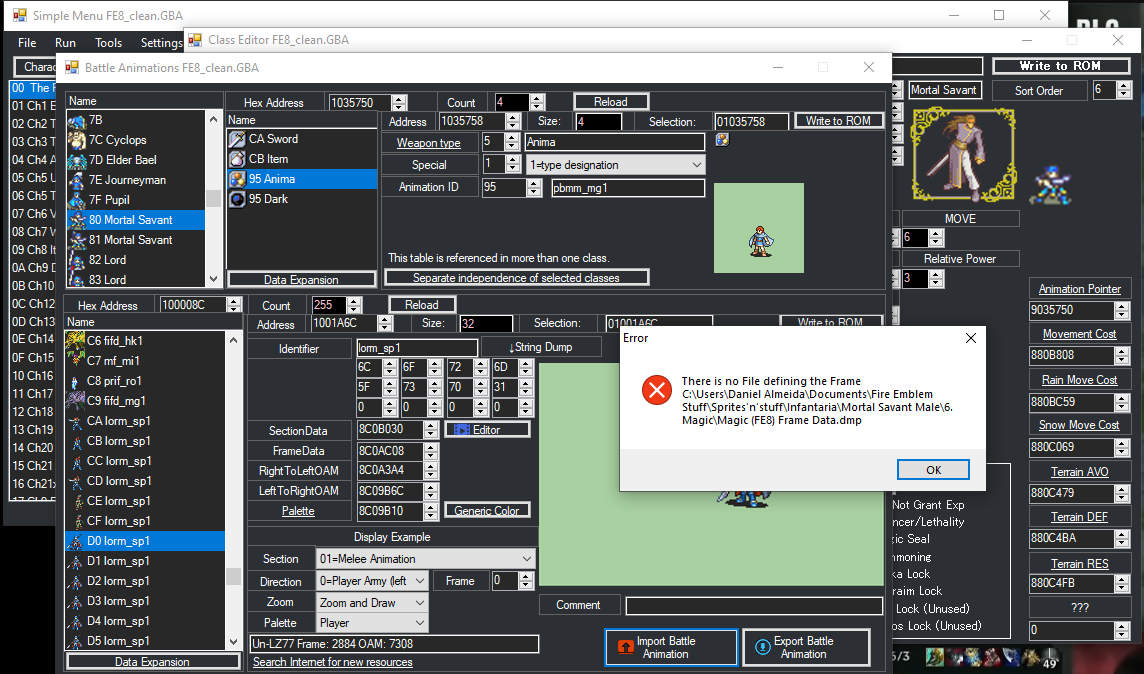 Mortal Savant error in the files · Issue #72 · Klokinator/FE-Repo · GitHub