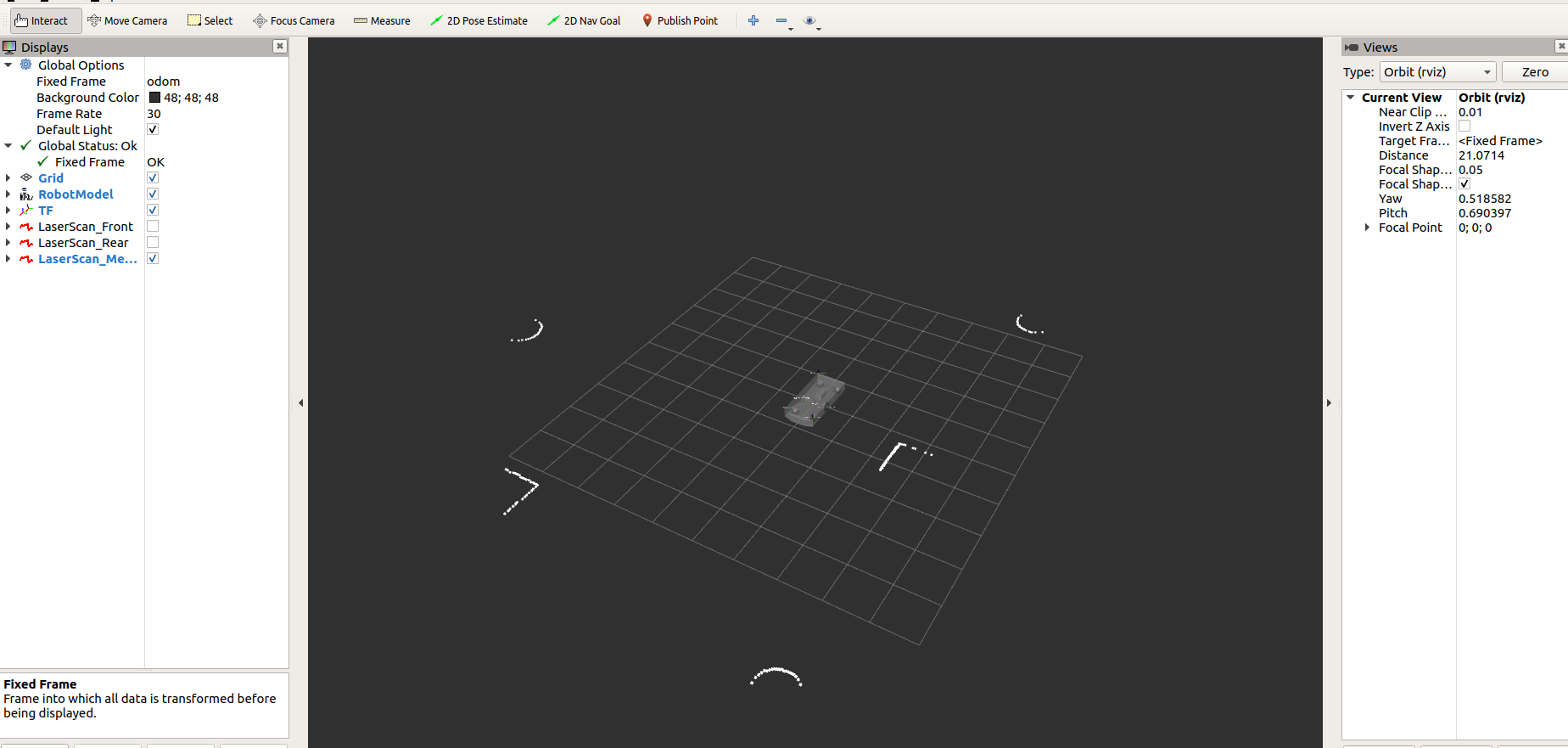 laserscan signals moves in RViz along with the robot. · Issue #965 · ros-simulation/gazebo_ros ...