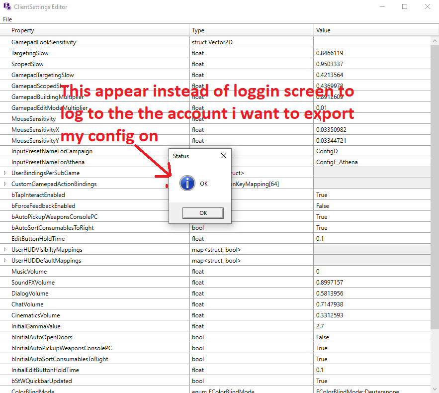 OK message error · Issue #5 · AltimorTASDK/ClientSettingsEditor · GitHub
