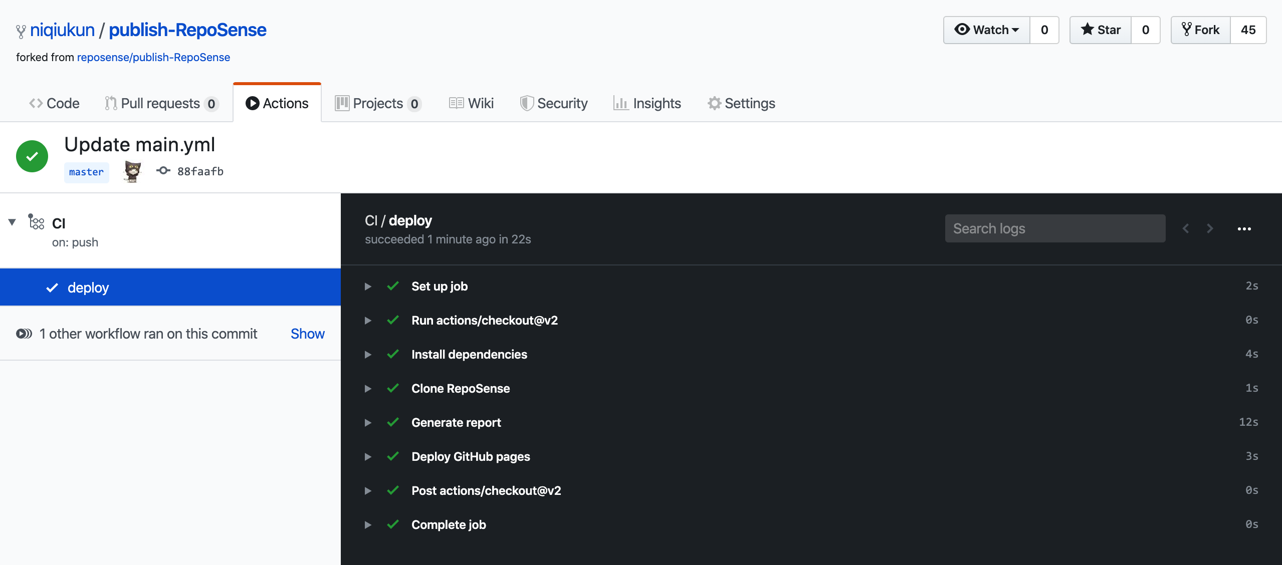 Provide a way to use GitHub actions to auto-generate the dashboard · Issue #1058 · reposense ...