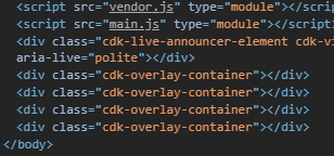 using single-spa and angular8 to develop micro front-end application,the cdk overlay is not ...