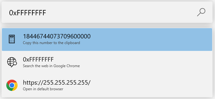 Wrong Output For Hexadecimal Numbers Input In Powertoys Run · Issue 29671 · Microsoftpowertoys