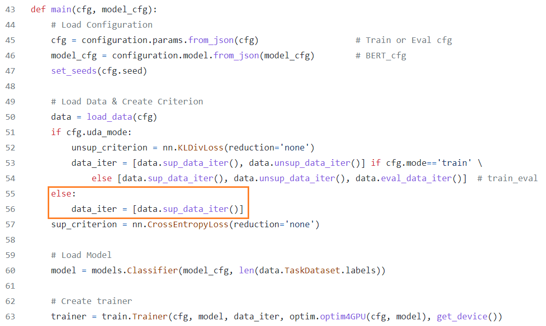 Why sup_iter is not repeated when uda_mode is "False"? · Issue #18 · SanghunYun/UDA_pytorch · GitHub