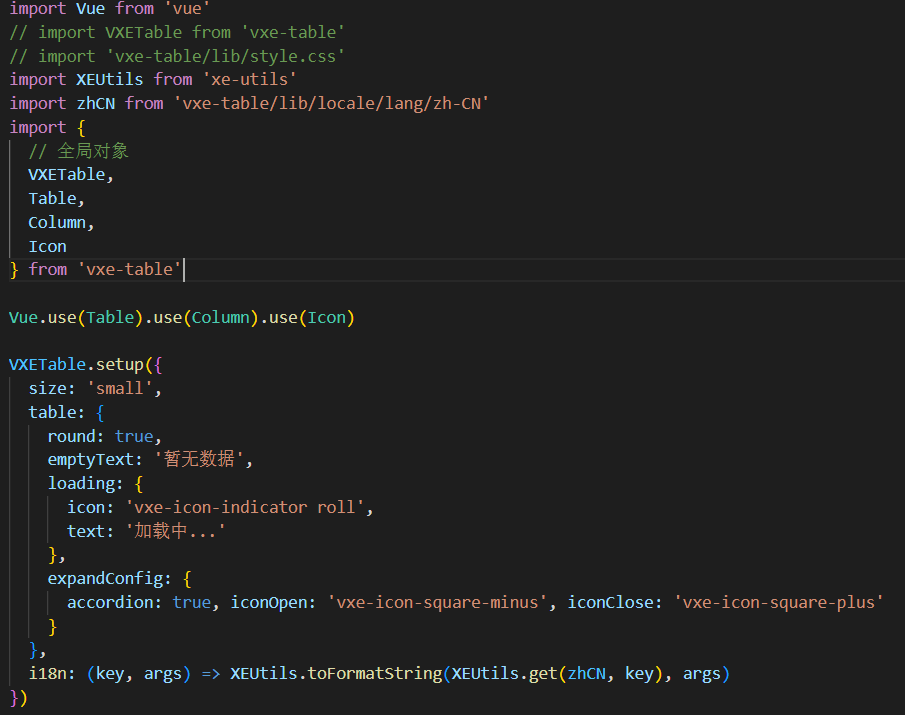 全局参数zIndex 无效 全局参数 table size 无效 · Issue #1338 · x-extends/vxe-table · GitHub