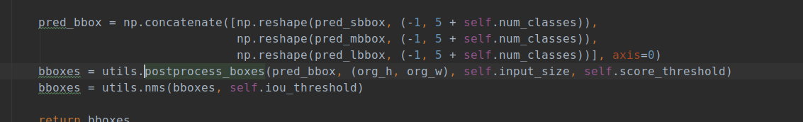 nms 和postprocess · Issue #390 · YunYang1994/tensorflow-yolov3 · GitHub