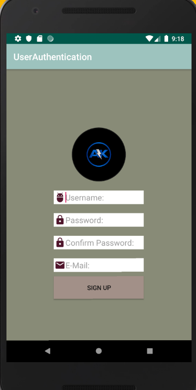 GitHub - Pablusha/Android-Studio-User-Authentication-SQLite · GitHub