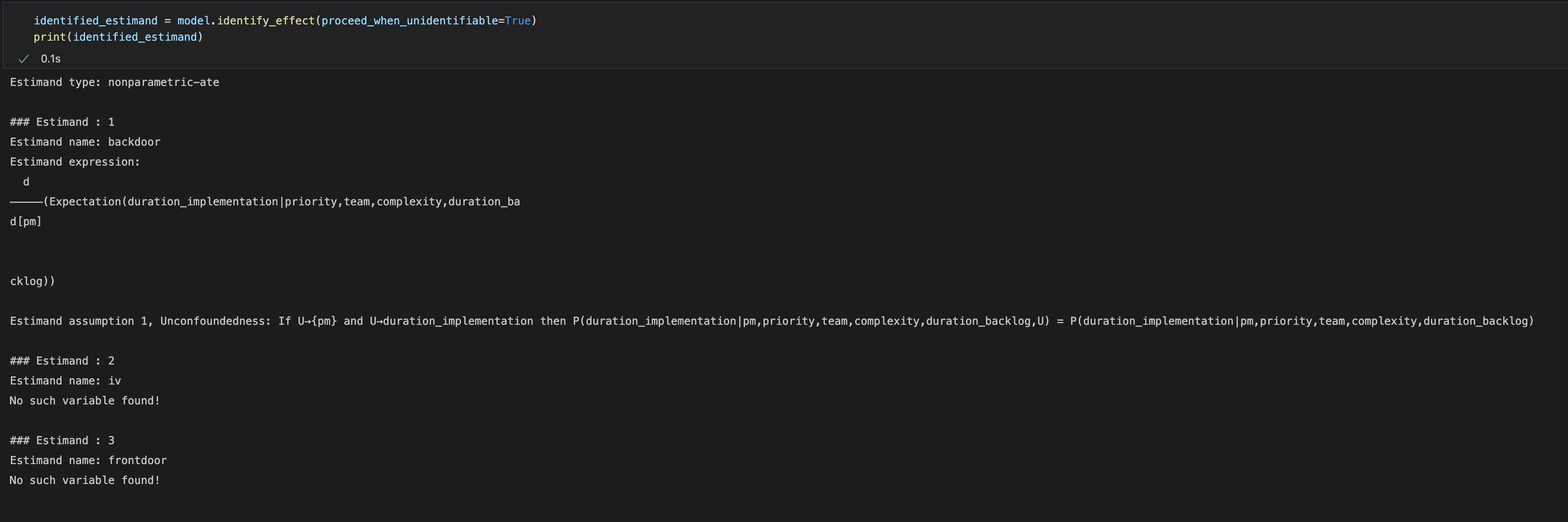 Wrong backdoor identification? · Issue #380 · py-why/dowhy · GitHub