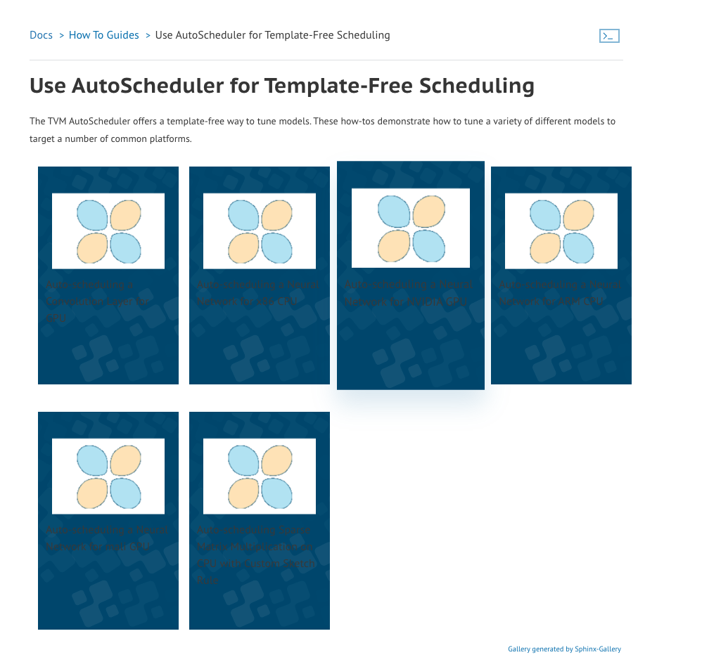 [bug] Tutorial Icons Are Hard To Read In Docs · Issue 11721 · Apache Tvm · Github