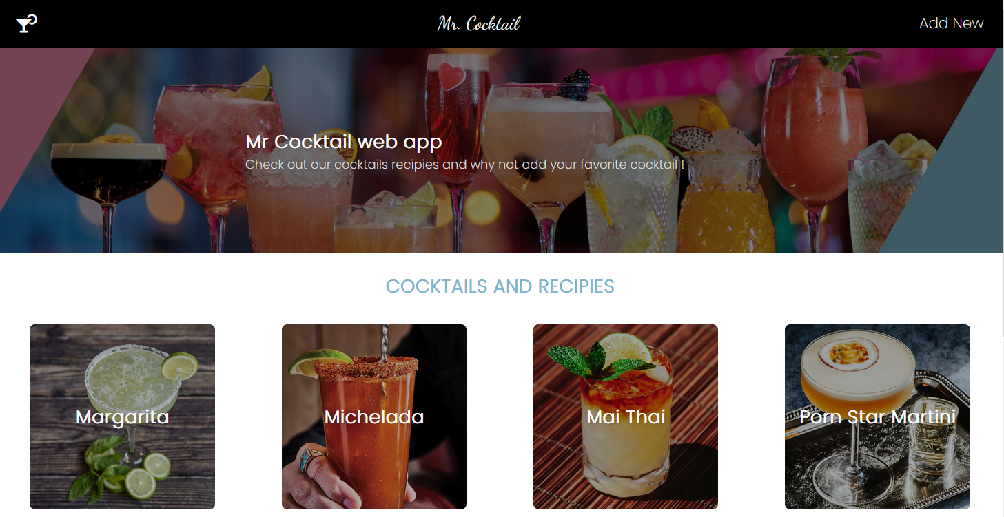 GitHub - r2inlondon/react-mr-cocktail