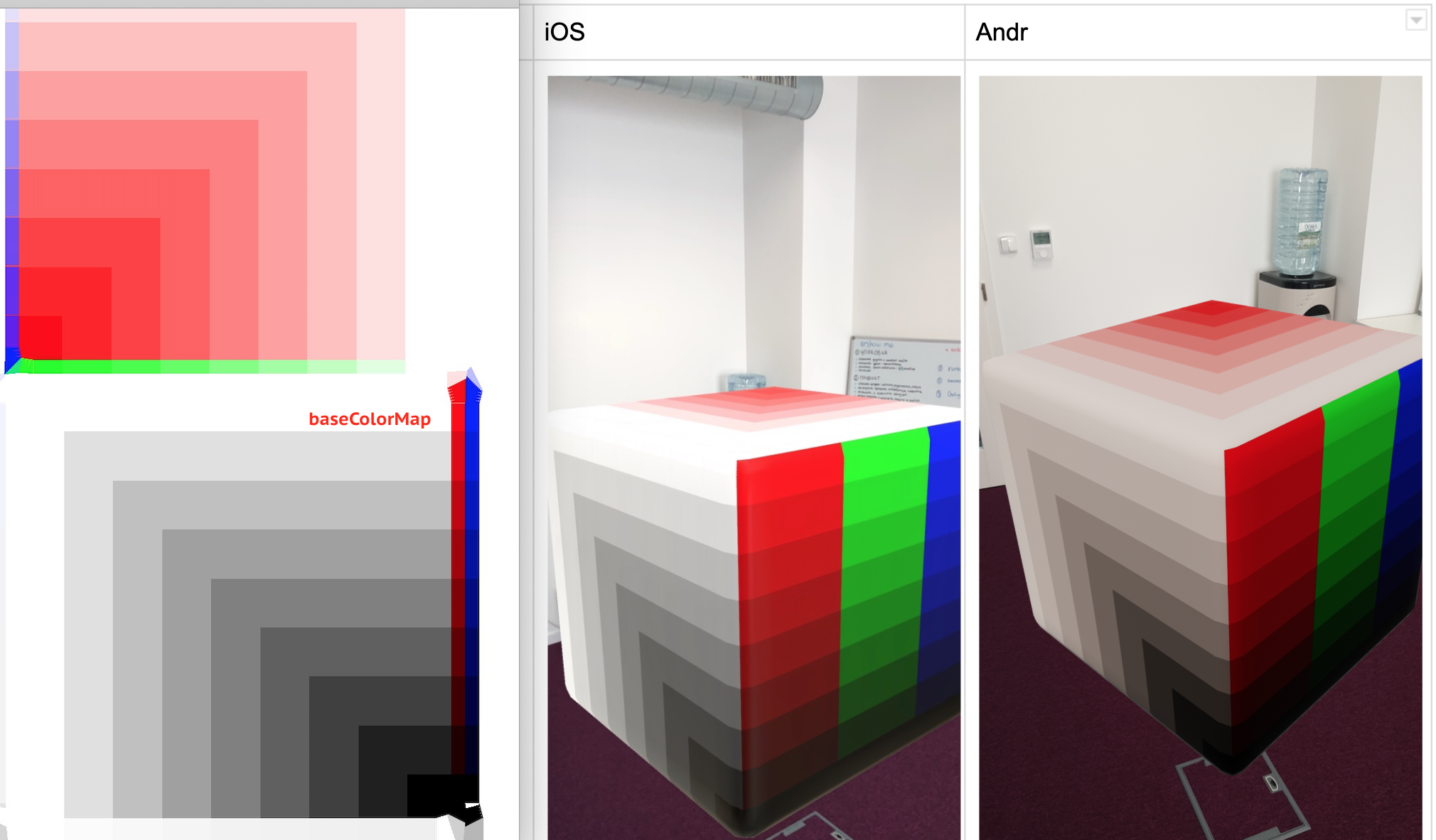 Color of model on scene doesn't match color of texture (warm white instead of white) · Issue ...
