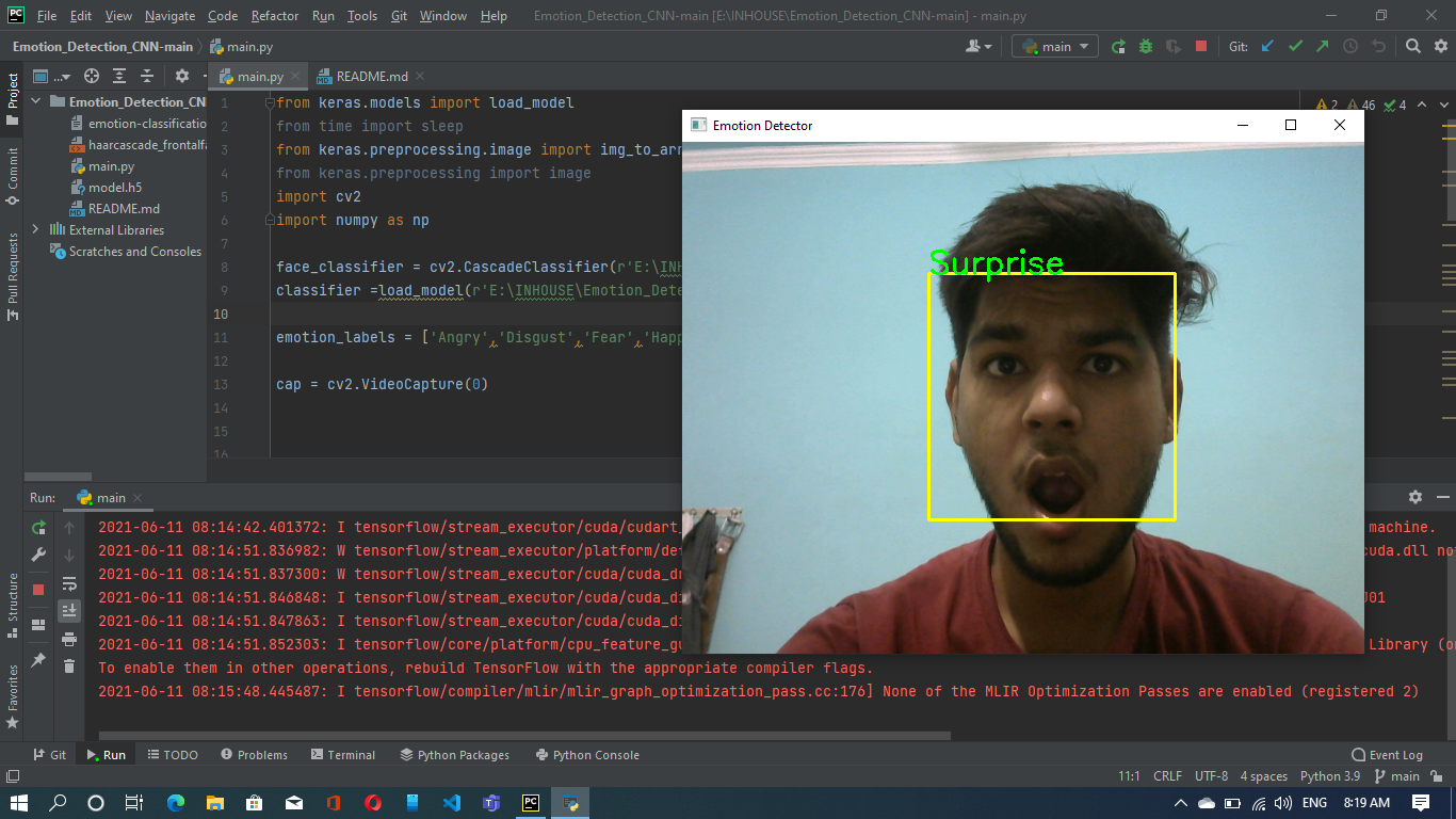 GitHub - Shashikant-alt/Emotion-Detection-Using-CNN-Model