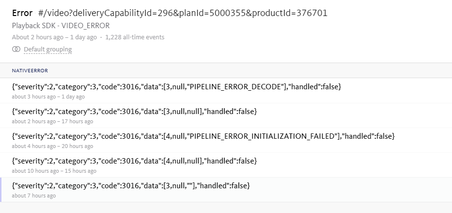 Error reporting refactor · Issue #2617 · shaka-project/shaka-player · GitHub
