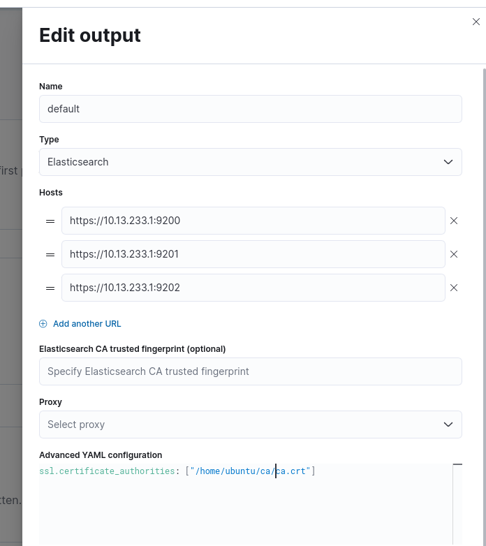 Fleet Server configuration does not contain all the hosts available in the Elasticsearch cluster ...