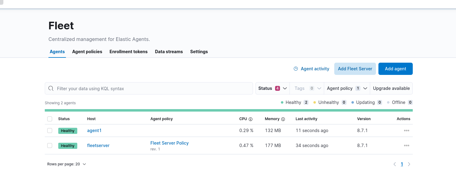 Fleet Server configuration does not contain all the hosts available in the Elasticsearch cluster ...