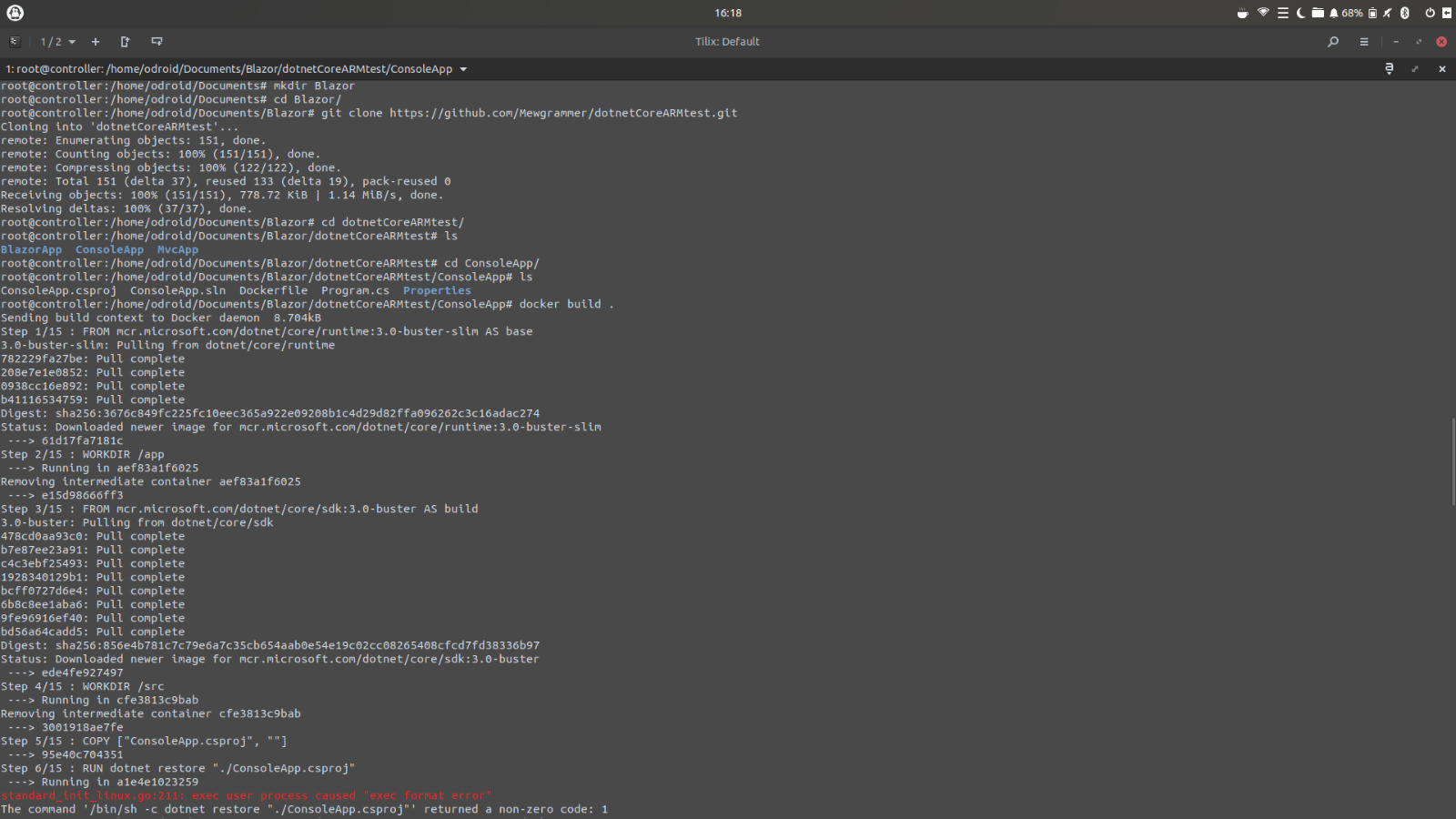 Error 139 Segmentation Fault On Arm32 For Server Side Blazor Project · Issue 10847 · Dotnet