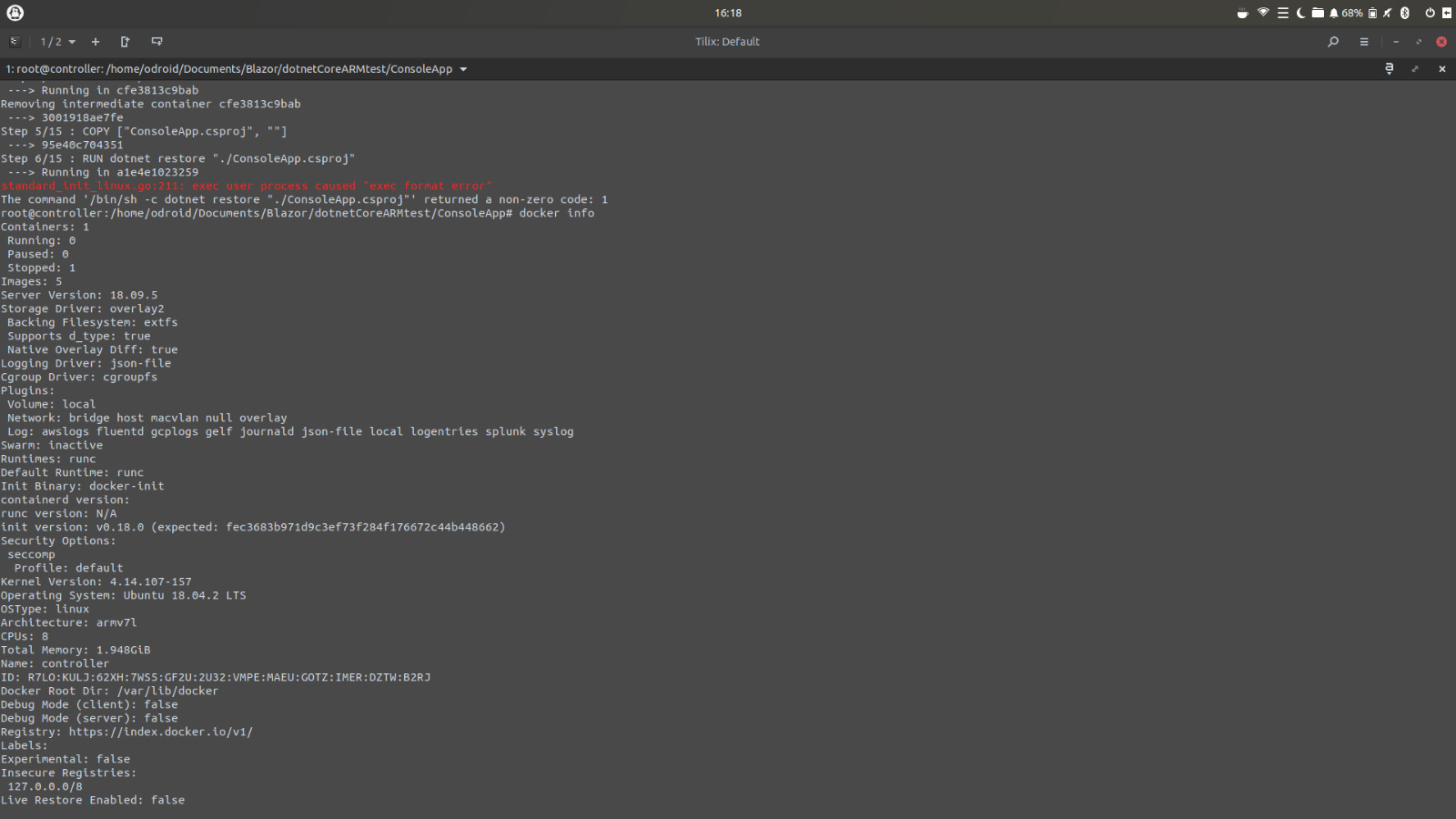 Error 139 Segmentation Fault On Arm32 For Server Side Blazor Project · Issue 10847 · Dotnet 