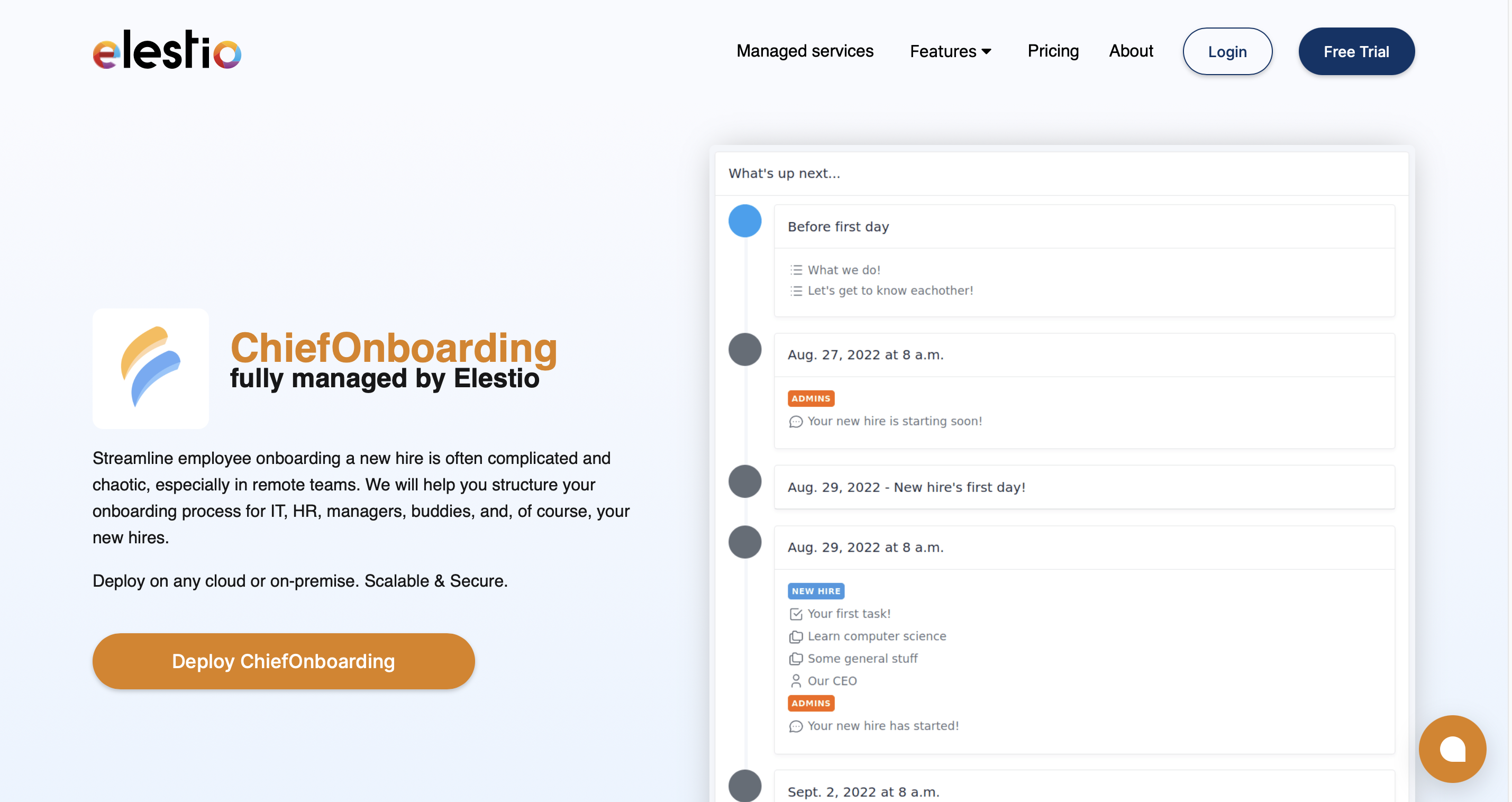 Adding Elestio As Deployment Option · Issue 372 · Chiefonboarding 