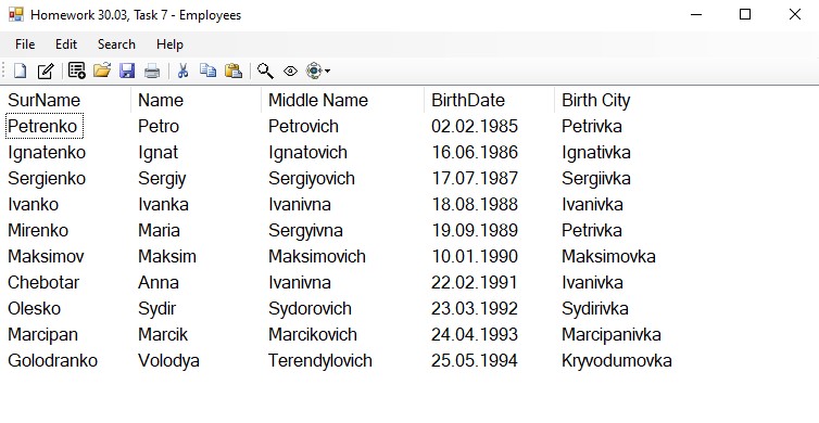 GitHub - PaulZyr/employee_winforms: STEP homework WINFORMS