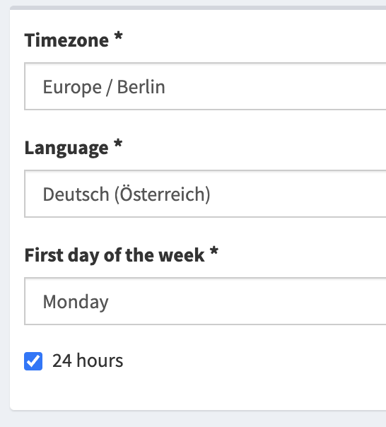 Calendar uses US date and time formatting by default · Issue #3733 · kimai/kimai · GitHub