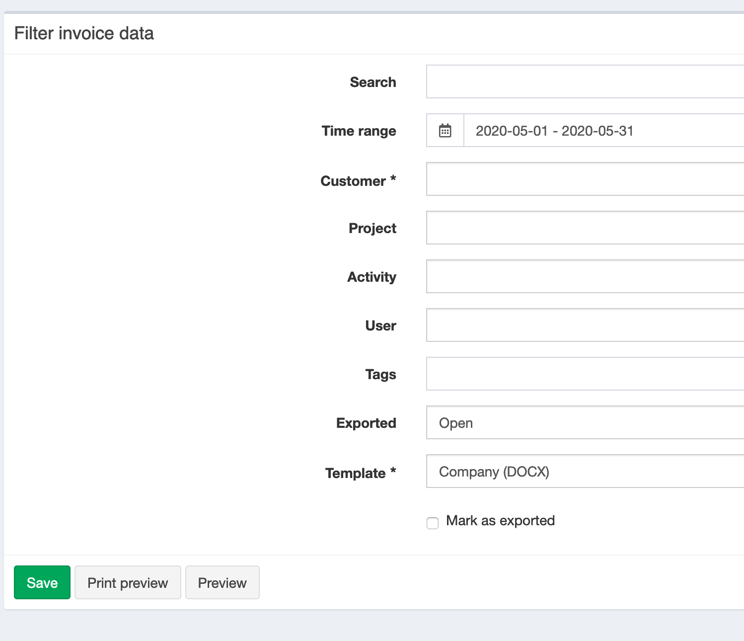 No per user invoices · Issue #1734 · kimai/kimai · GitHub