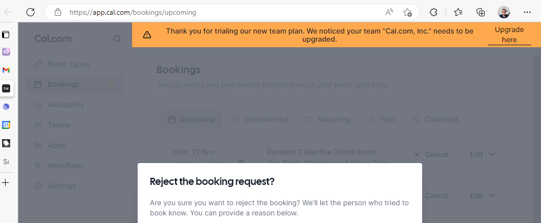 [CAL-392] top banner not responsive · Issue #5578 · calcom/cal.com · GitHub