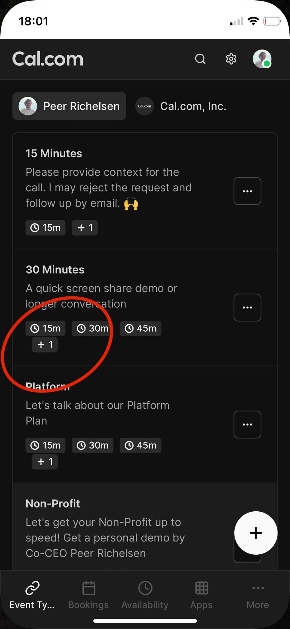 [CAL-1497] spacing bug in booking item mobile · Issue #8278 · calcom/cal.com · GitHub