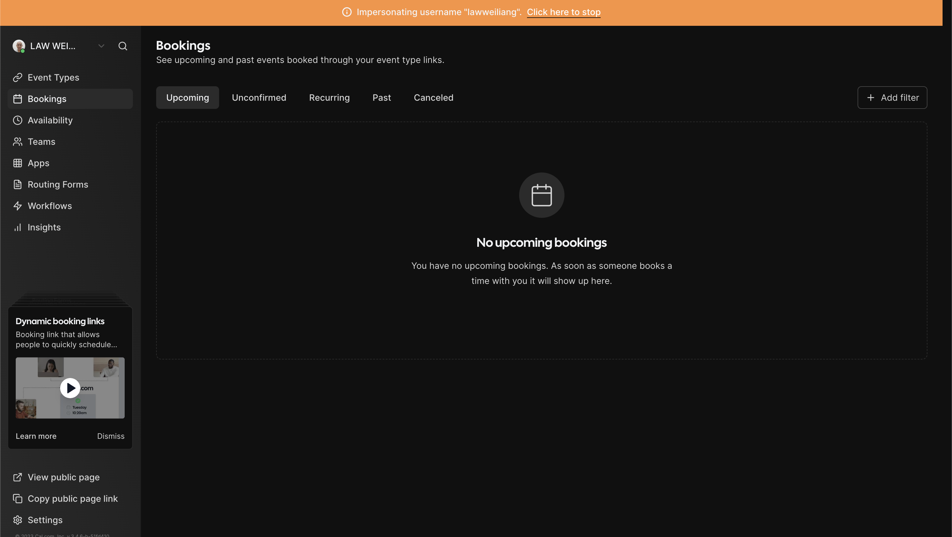 Bookings Page Keep Loading · Issue 12181 · Calcom · Github 