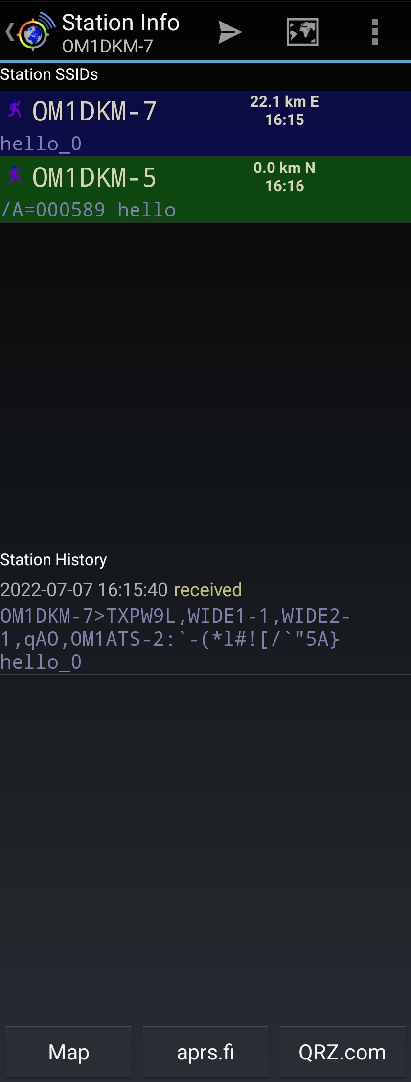 Wrong coordinates of other stations shown · Issue #327 · ge0rg ...