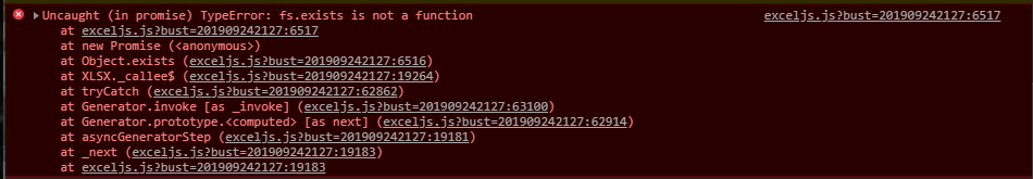 Can't use this package on browser · Issue #810 · exceljs/exceljs · GitHub