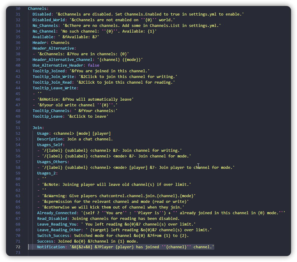 Easy channel switch · Issue #2326 · kangarko/ChatControl · GitHub