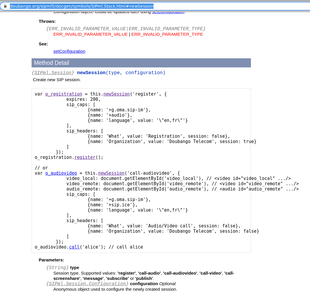 Where are the options on the doc page? · Issue #931 · onsip/SIP.js · GitHub