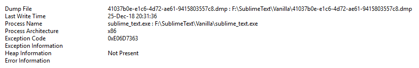 Consistently crashing when opening a very big file and appending new things to the big file ...