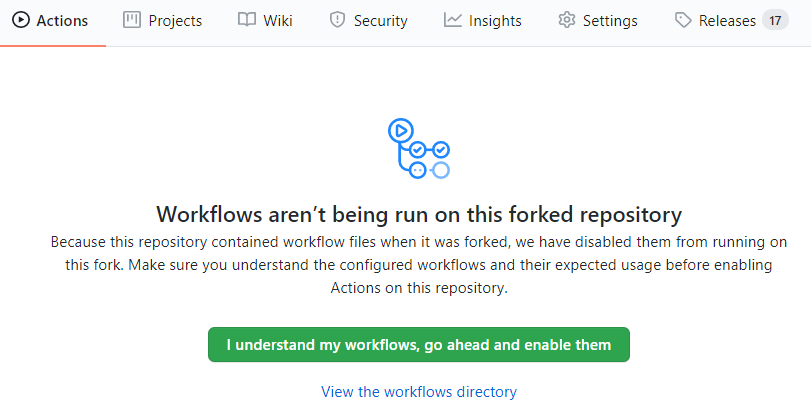 **Non-admin** users are not able to know why actions are not running ...
