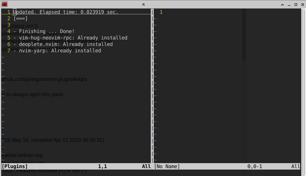 Do not display buffer if PlugInstall does not install new plugins · Issue #1018 · junegunn/vim ...