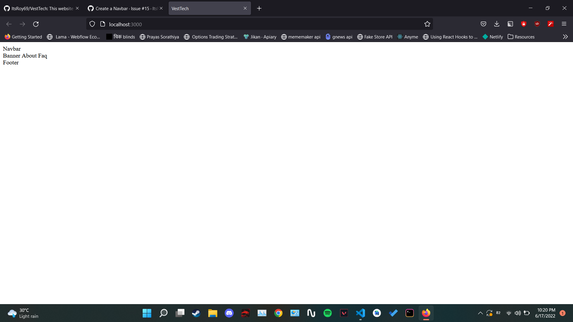 Create a Navbar · Issue #15 · ItsRoy69/VestTech · GitHub